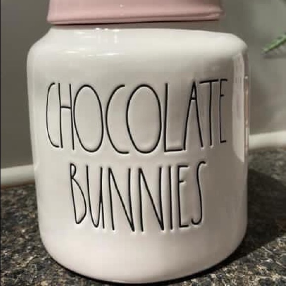 Rae Dunn | Other | Rae Dunn Chocolate Bunnies Canister | Poshmark